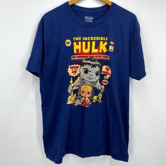 Funko | Shirts | Funko Pop Marvel Mens The Incredible Hulk Collector ...